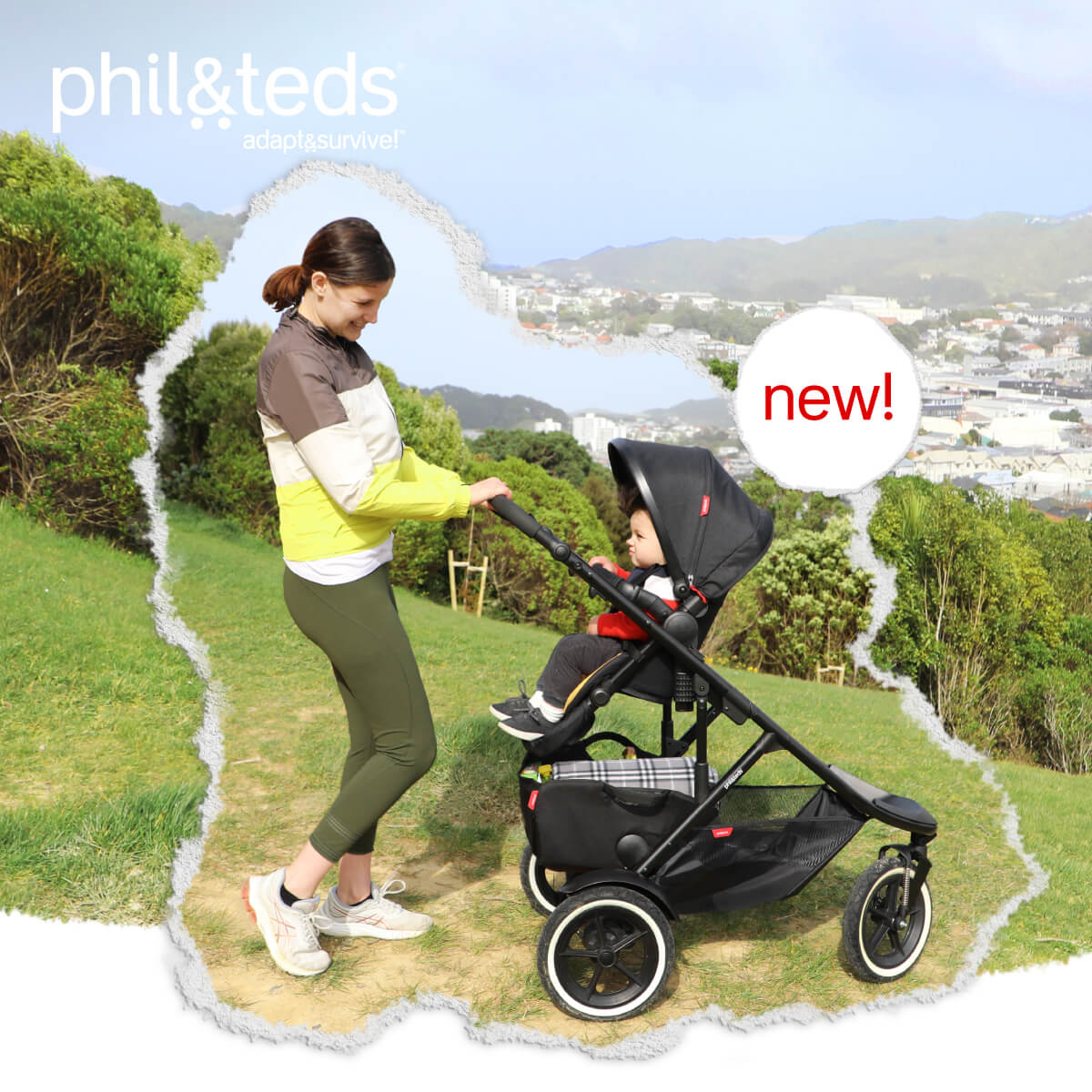 phil&teds sport verso™ - Sporty & Modular Inline Buggy – Tots on the Move